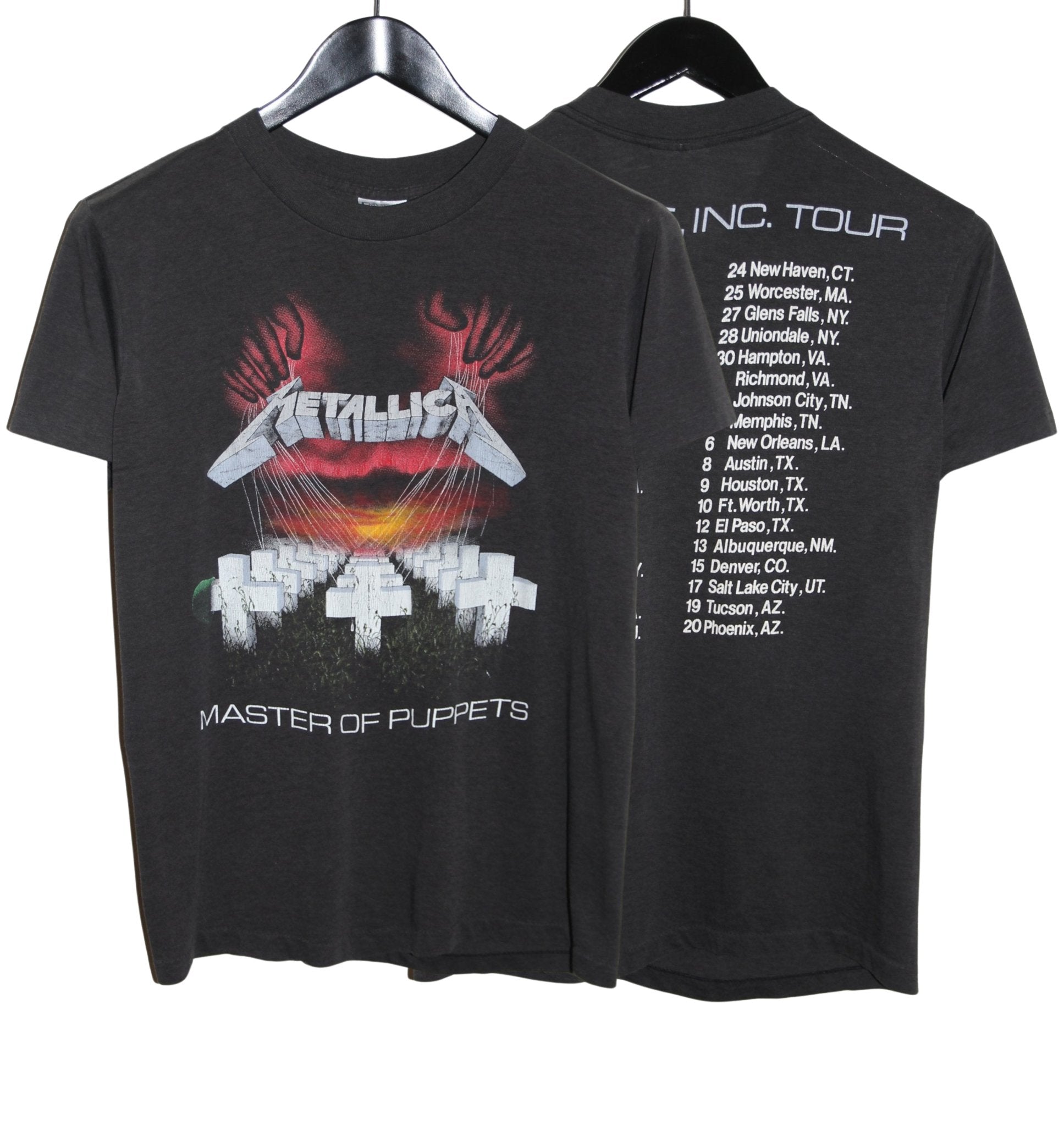 Interesting Metallica Master Of Puppets Tour Shirt Gallery