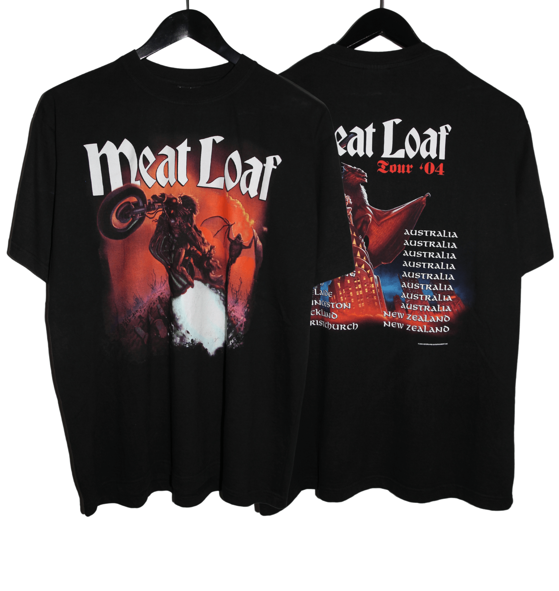 Meat Loaf 2004 Legacy Australian Tour Shirt