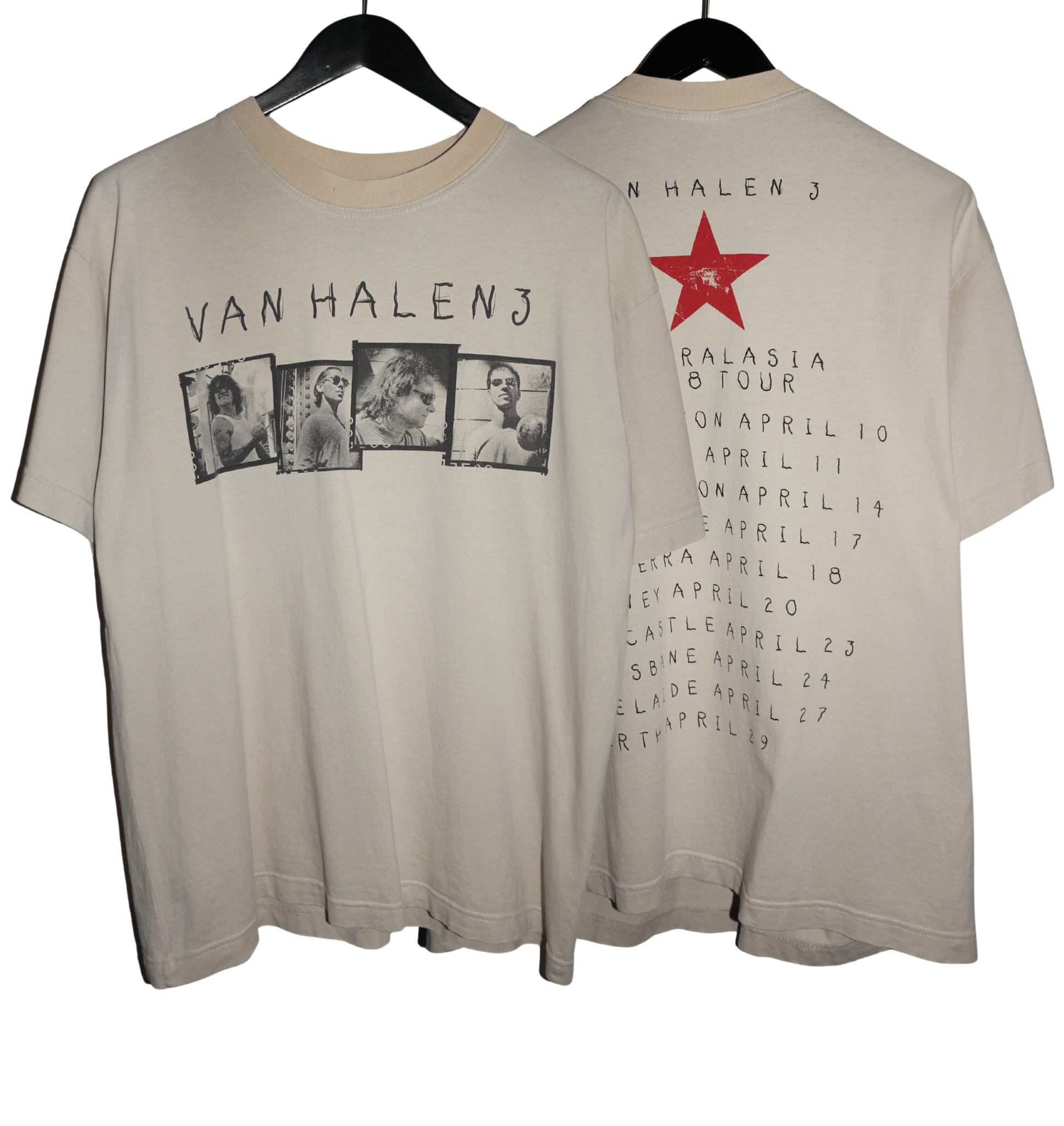 Van Halen III 1998 Australasia Tour Shirt