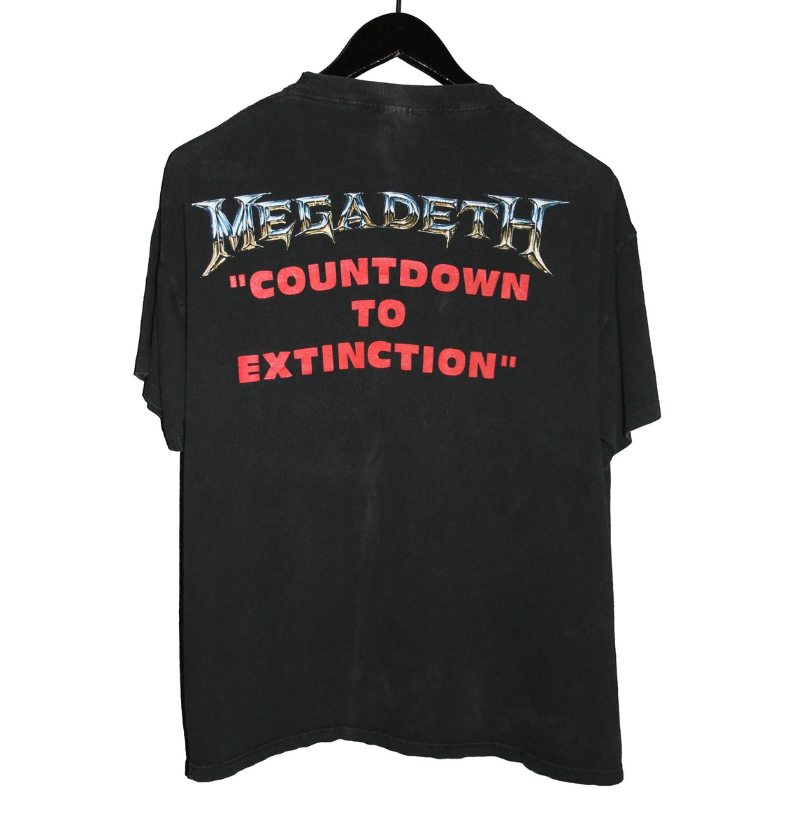 Megadeth 1992 Countdown To Extinction Album Shirt – Faded AU