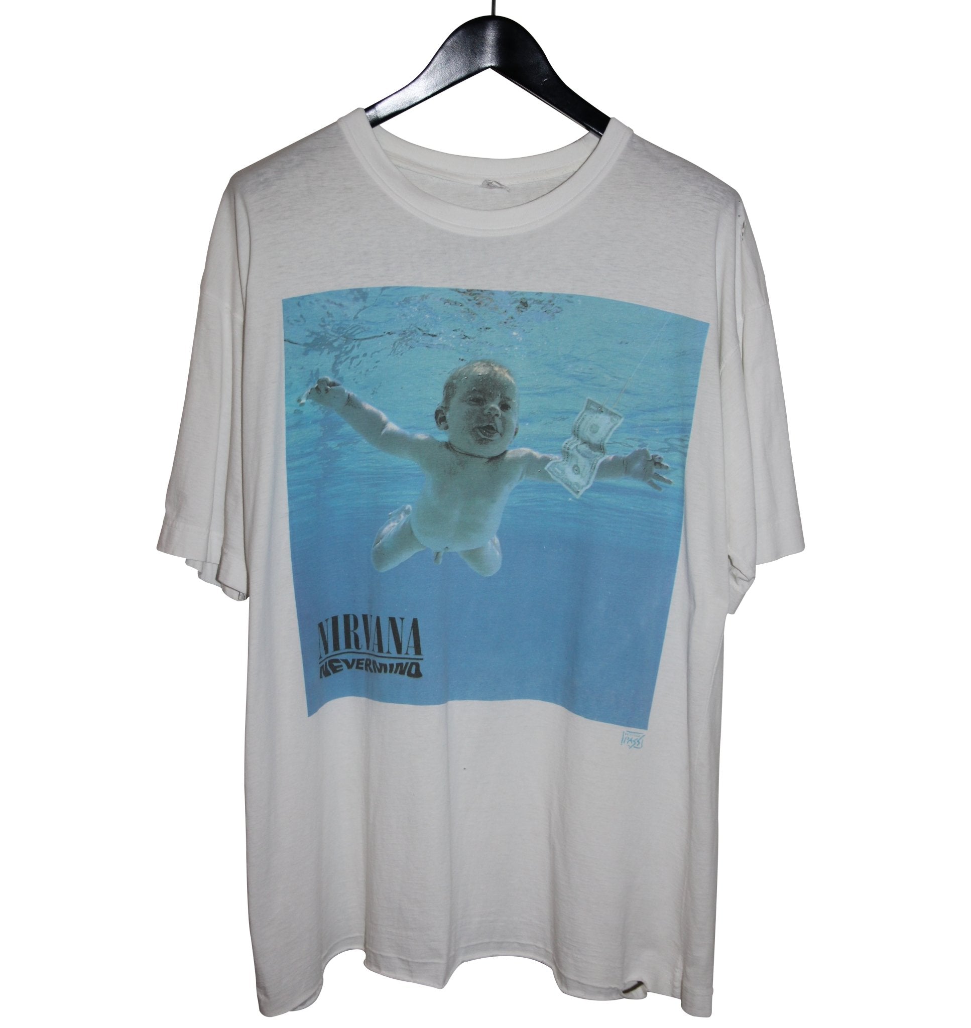 Nirvana 1991 Nevermind Backstage Pass Album Shirt X-LARGE